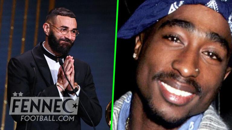 Ballon d'Or : Benzema rend un vibrant hommage à Tupac (Photo)