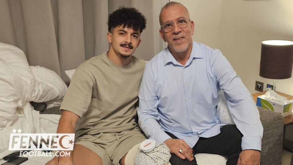 Derradji fait une magnifique surprise à Bachir Belloumi